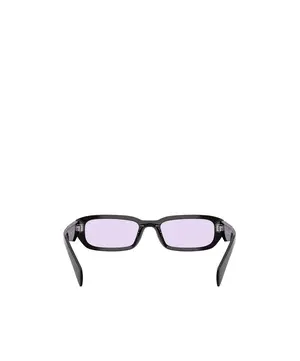 Prada Rectangular Frame Sunglasses - Black