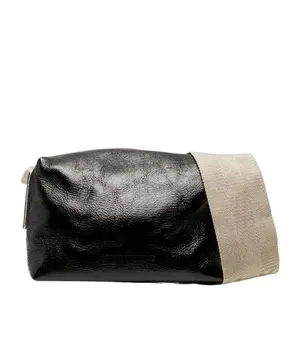 UMA WANG Zipper Shoulder Bag - Black