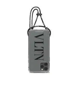 Valentino Garavani Vltn Logo Printed Iphone 11 Case - Gray