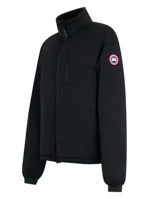 Canada Goose Logo Patch Zip-up Down Jacket