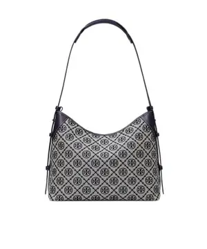 Tory Burch T Monogram Shoulder Bag - Navy Blue