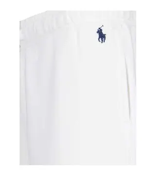 Polo Ralph Lauren Logo Embroidered Drawstring Pants - White