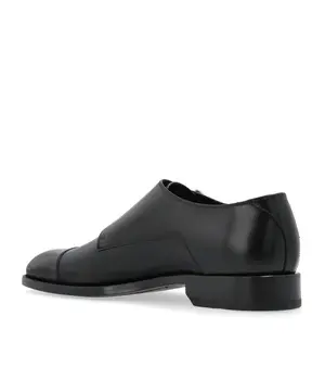 JIMMY CHOO Finnion Monk Strap Derby Shoes