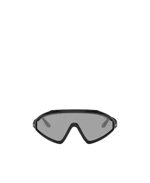 TOM FORD Lorna Shield Frame Sunglasses - Gray