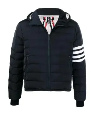Thom Browne 4-bar Padded Jacket - Navy Blue