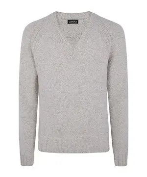 Zegna V-neck Knitted Jumper