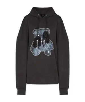 We11Done Bear Graphic Hooded Sweatshirt