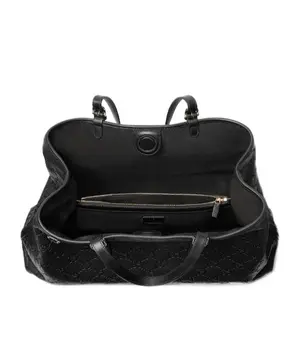 Gucci Emblem Large Tote Bag - Black
