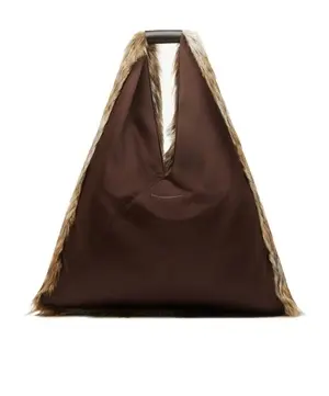 MAISON MARGIELA Fur-effect Japanese Shoulder Bag