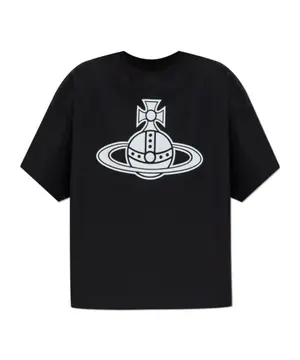 VIVIENNE WESTWOOD Box Type Crewneck T-shirt - Black