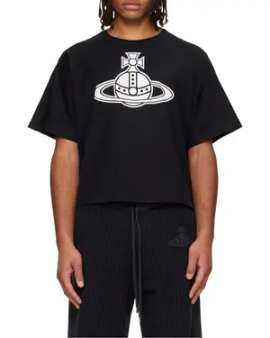 VIVIENNE WESTWOOD Box Type Crewneck T-shirt - Black