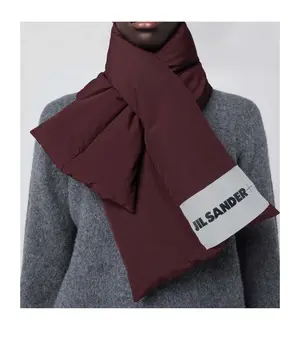 JIL SANDER Rectangular Scarf - Red