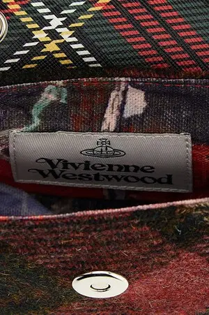 VIVIENNE WESTWOOD Small Wool Shoulder Bag - Red