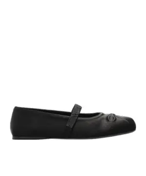 Marni Bow Detailed Ballerinas - Black
