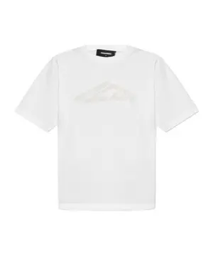 Dsquared2 Logo Print Crewneck T-shirt - White