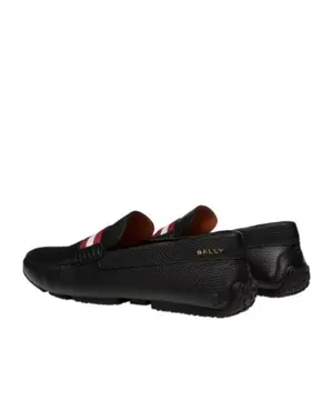 Bally Striped Driving Loafers
