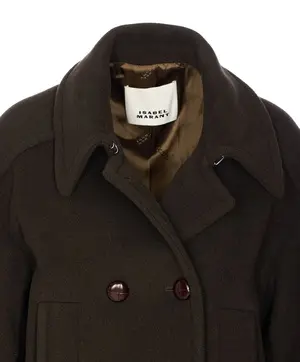 Isabel Marant Étoile Fiby Double-breasted Coat - Black