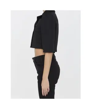 PATOU Single-breasted Cropped Blazer