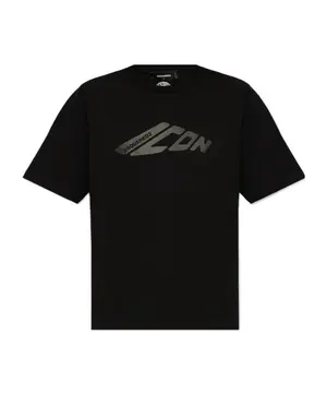 Dsquared2 Logo Printed Crewneck T-shirt - Black
