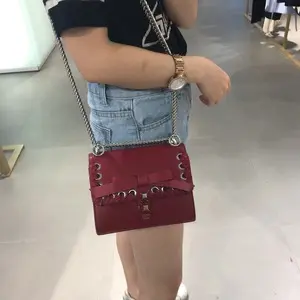 Fendi Kan I Bowknot Calfskin Shoulder Bag