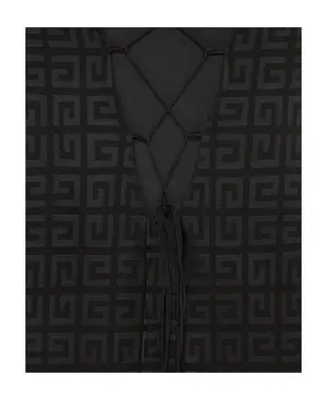 Givenchy 4g Jacquard Spaghetti Strap Maxi Dress