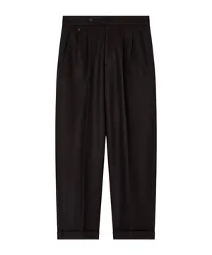Emporio Armani Pleated Trousers - Grey