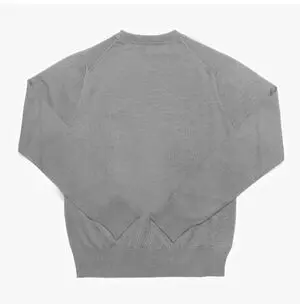 Maison Kitsuné Baby Fox Patch Crewneck Jumper - Gray