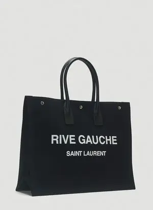 Saint Laurent Rive Gauche Tote Bag - Black
