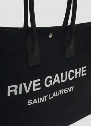 Saint Laurent Rive Gauche Tote Bag - Black