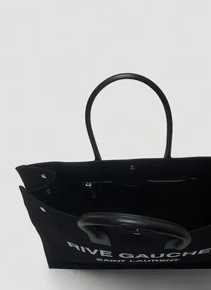 Saint Laurent Rive Gauche Tote Bag - Black