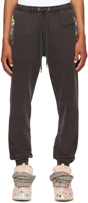 LANVIN Gallery Dept. X Logo Sweatpants