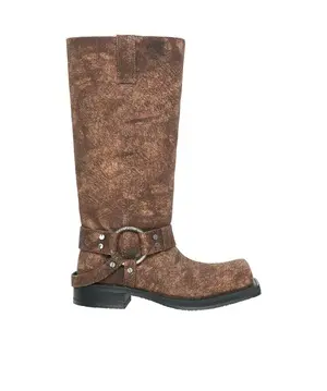 Acne Studios Denim Buckle Boots