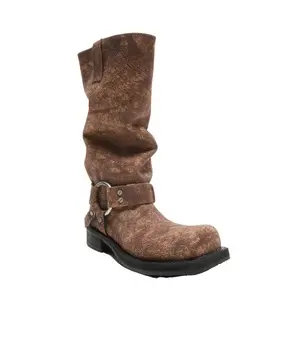 Acne Studios Denim Buckle Boots