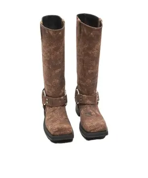 Acne Studios Denim Buckle Boots