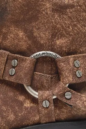 Acne Studios Denim Buckle Boots
