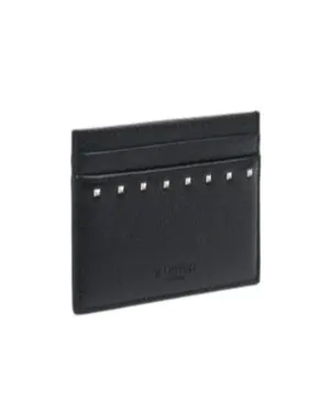 Valentino Garavani Rockstud Card Case - Black