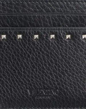 Valentino Garavani Rockstud Card Case - Black