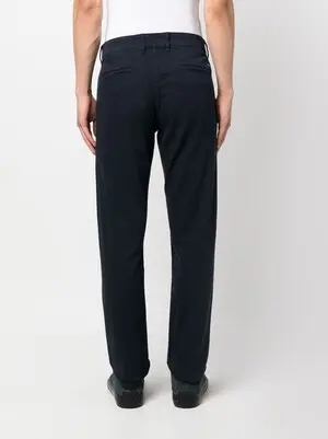 Hugo Boss Mid-rise Tapered-leg Trousers - Black