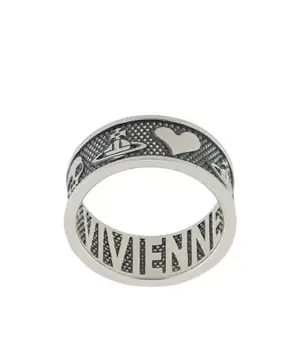 VIVIENNE WESTWOOD Embossed Logo Ring
