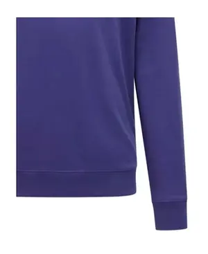 Hugo Boss Long-sleeved Hoodie With Logo - Blue