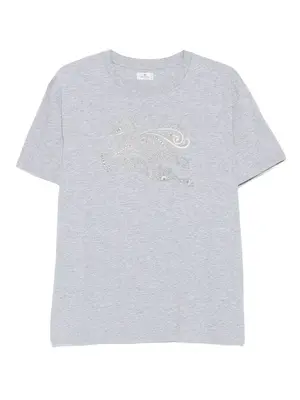 Etro Embellished Bird T-shirt