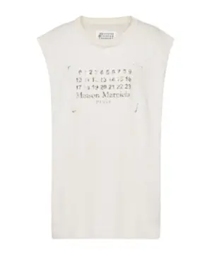 Maison Margiela Ribbed Camis Tanks For Women