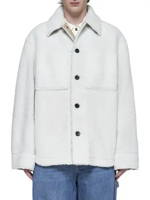 Bottega Veneta Oversized Shearling Shirt