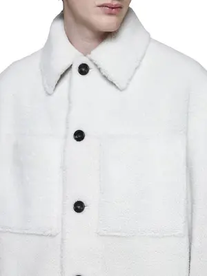 Bottega Veneta Oversized Shearling Shirt