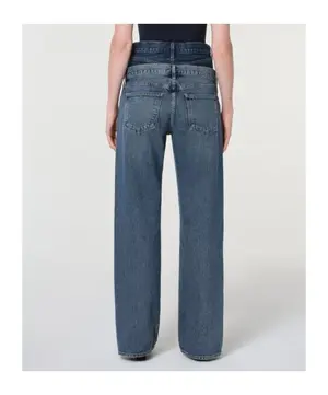 AGOLDE Elson Double-waisted Jeans