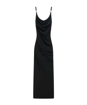 Coperni Open-back Sleeveless Maxi Dress - Black