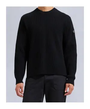 Moose Knuckles Ribbed Long Sleeve Sweater