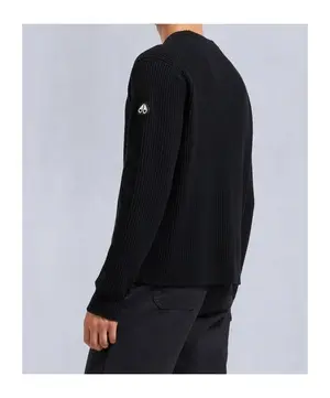 Moose Knuckles Ribbed Long Sleeve Sweater