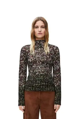 Loewe Long Sleeve Top With Anagram Embroidery