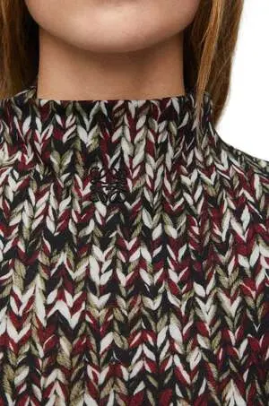 Loewe Long Sleeve Top With Anagram Embroidery